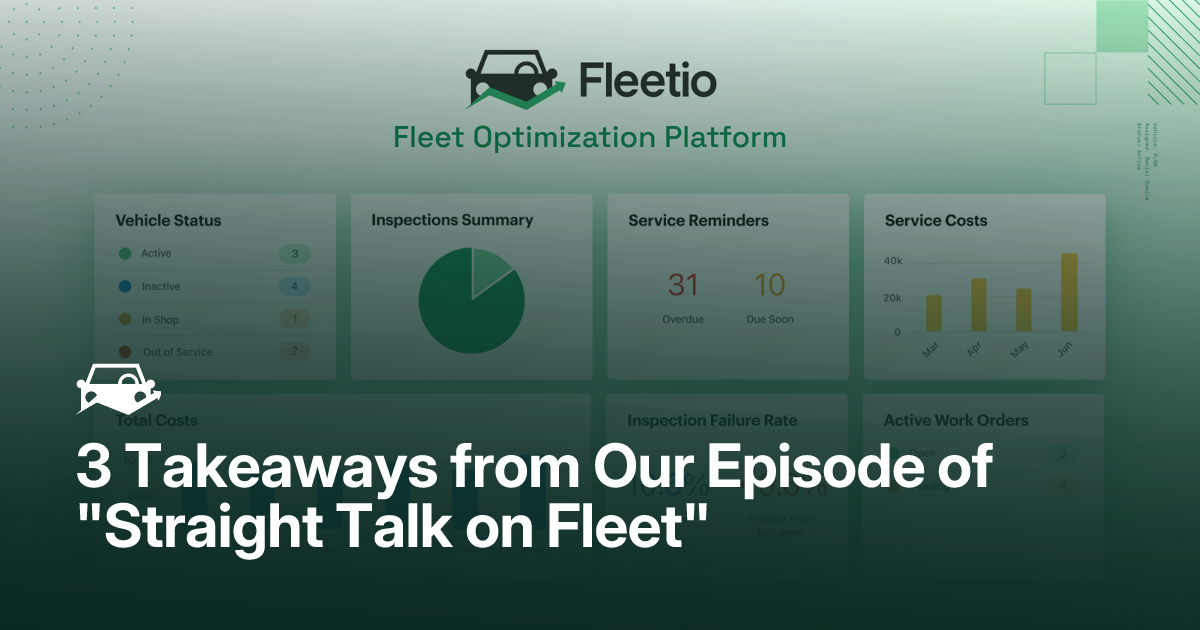 Fleetio x IntelliShift | Straight Talk on Fleet Podcast