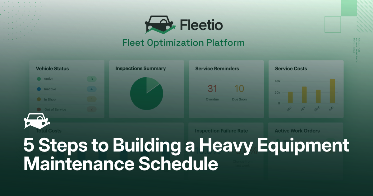 Heavy Equipment Maintenance: 5 Steps to Prevent Downtime