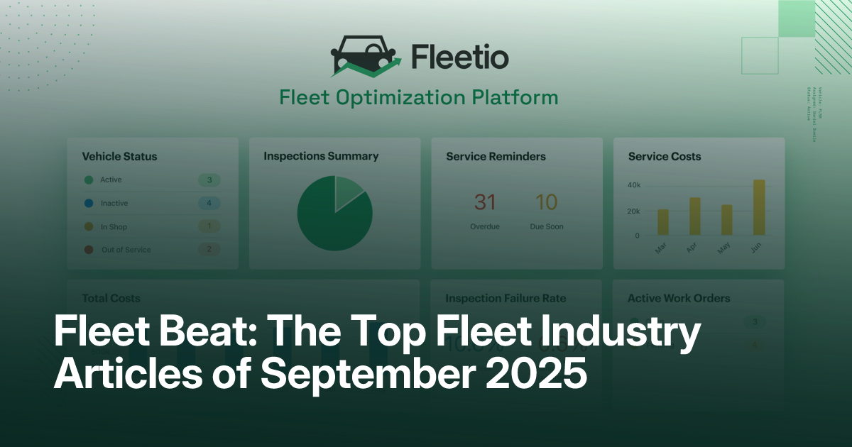 Fleet Beat: The Top Fleet Industry Articles of September 2025
