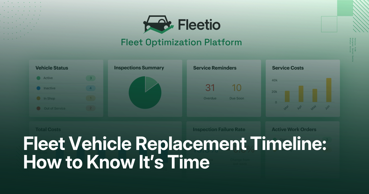 Fleet Vehicle Replacement Timeline: When and How to Replace